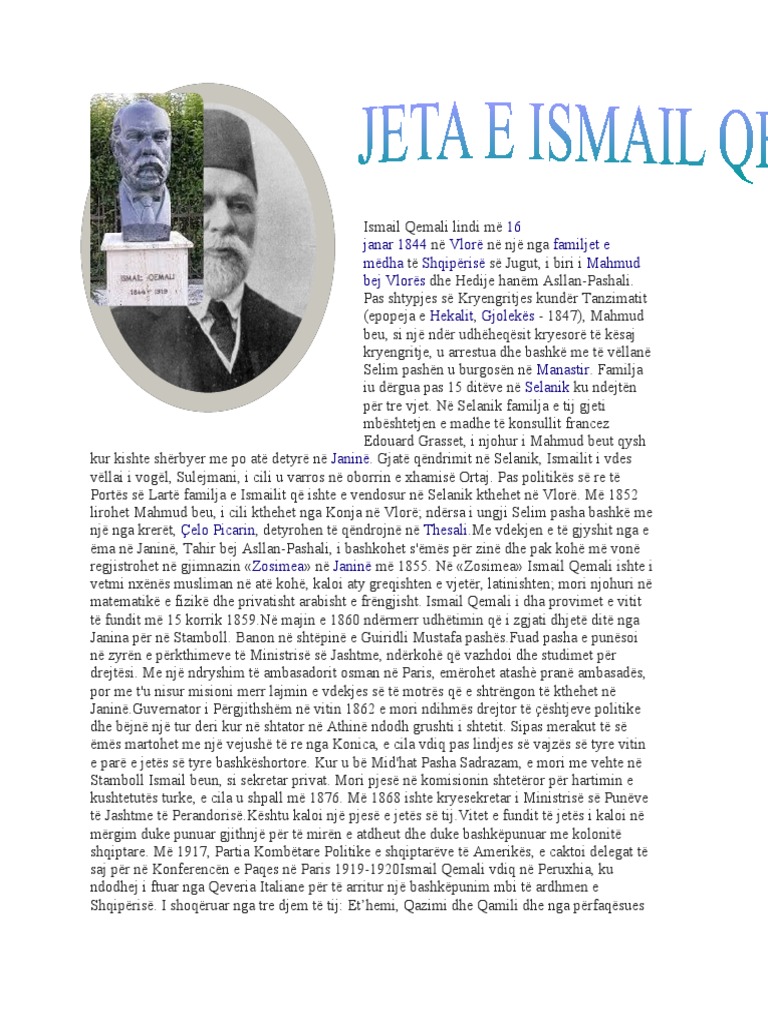 Ismail Qemali | PDF