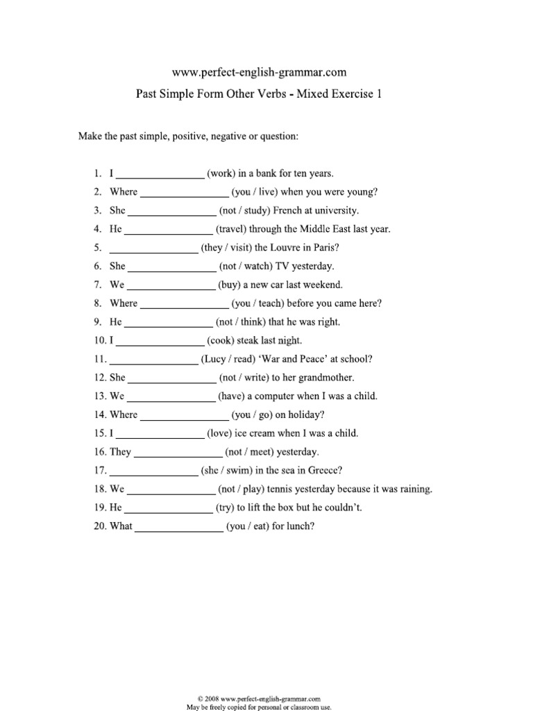 Latihan Grammar Form 2 Pdf Pdf