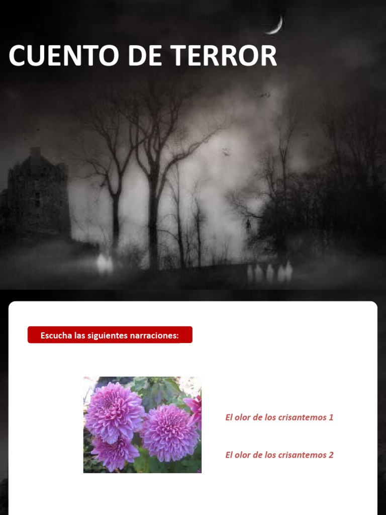 Cuento de Terror | PDF | Cuentos | Fantasmas