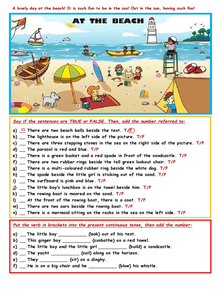 Unit 3 - Aula 18 - Beach | PDF