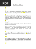 The Red Rose of Lancaster Explained | PDF | House Of Lancaster | House ...