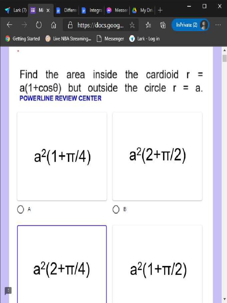 Math 2 Re-Evaluation (Diff - Calc, Integ. Calc) PDF | PDF