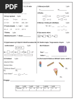MATEMATIKA 3 Modele Testesh Sipas 3 Mujorëve | PDF