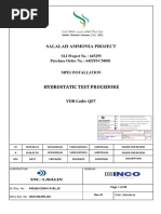 Hydrostatic Testing Requirements in API 650 | PDF | Corrosion | Water