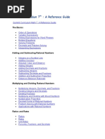 UEB Braille Math Cheat Sheet | PDF | Numbers | Text