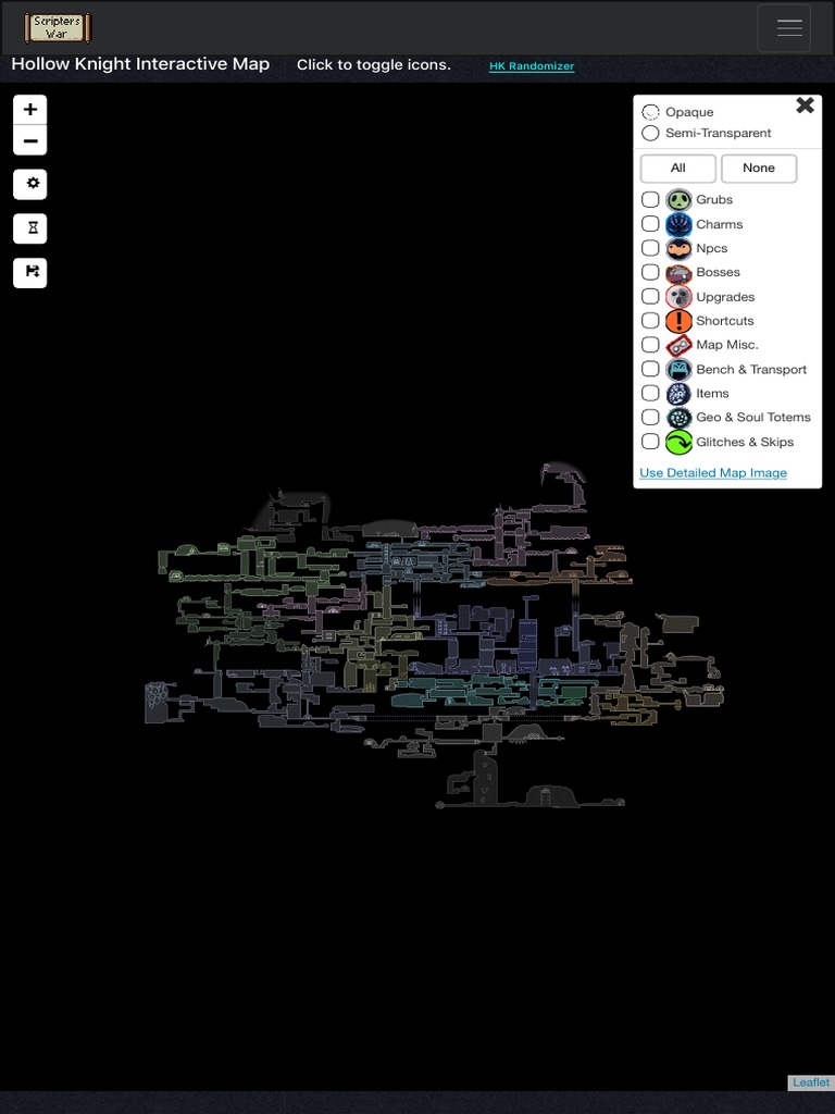 Hollow Knight Interactive Map - Godmaster | PDF