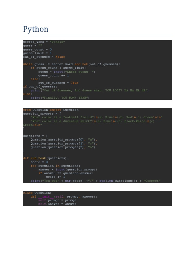 Python: False While and Not If | PDF | First French Empire | Military ...