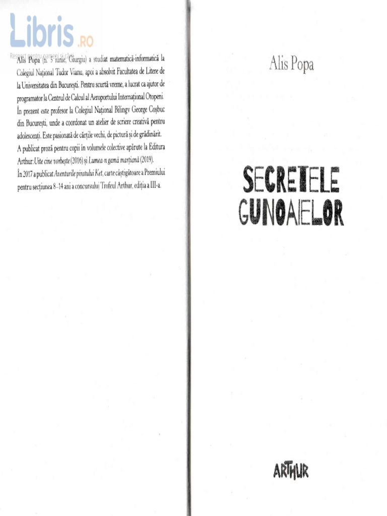 Secretele Gunoaielor - Alis Popa | PDF