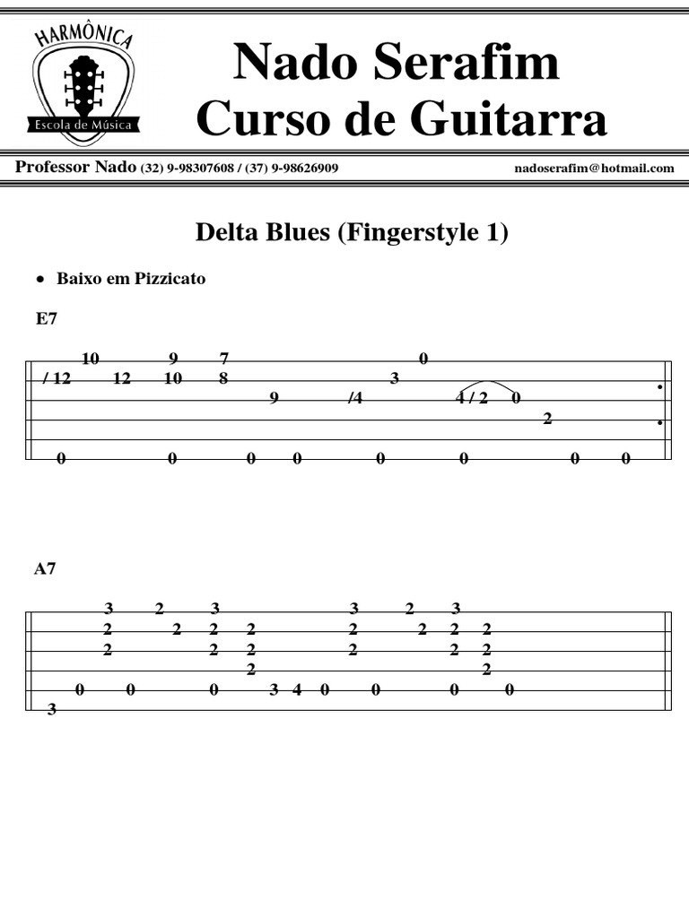 Delta Blues 1 (Fingerstyle) | PDF | Entertainment (General)