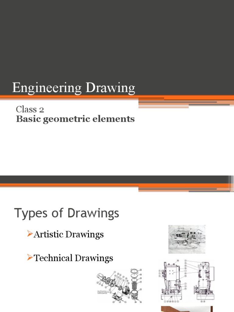 Engineering Drawing: Class 2 | PDF | Rectangle | Euclidean Geometry