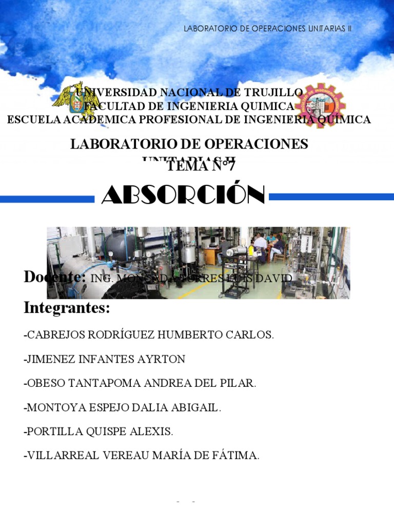 Absorción en Química: Fundamentos y Aplicaciones | PDF | Absorción ...