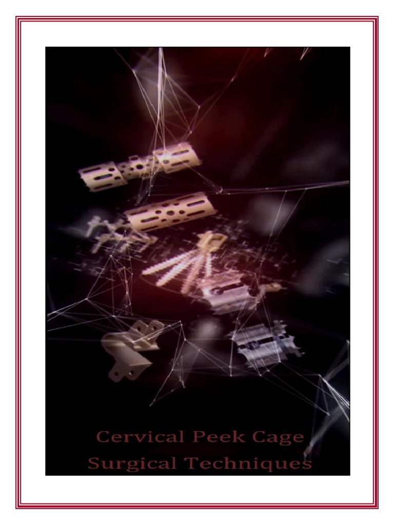 Surgical Techniques Cage | PDF | Vertebra | Vertebral Column