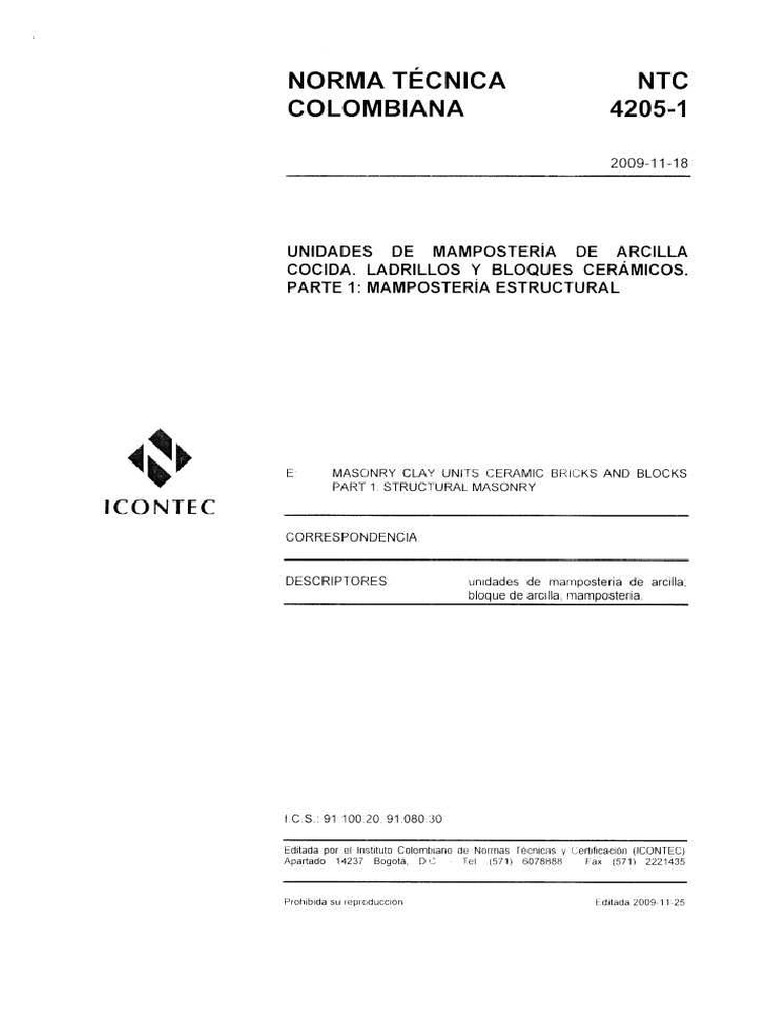 NTC 4205-1 | PDF