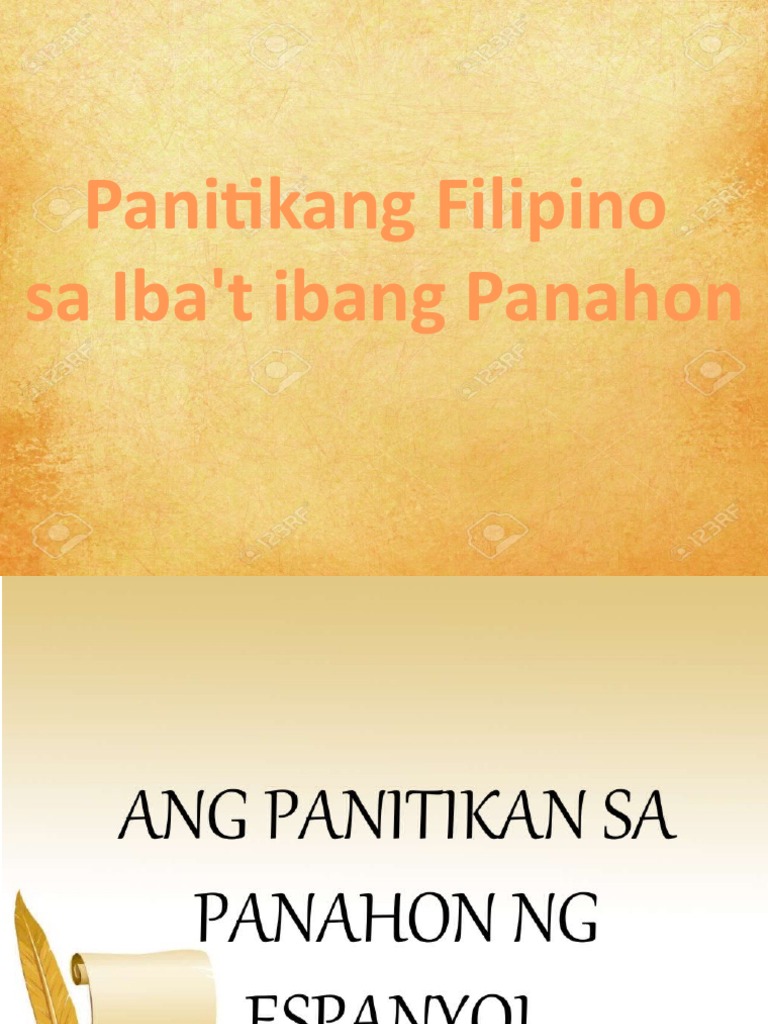 Ibat Ibang Panahon | PDF