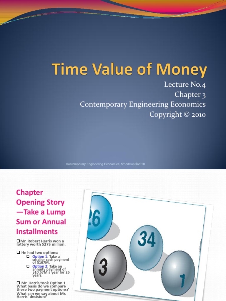 Lecture No2 - Time Value of Money | PDF | Time Value Of Money | Interest