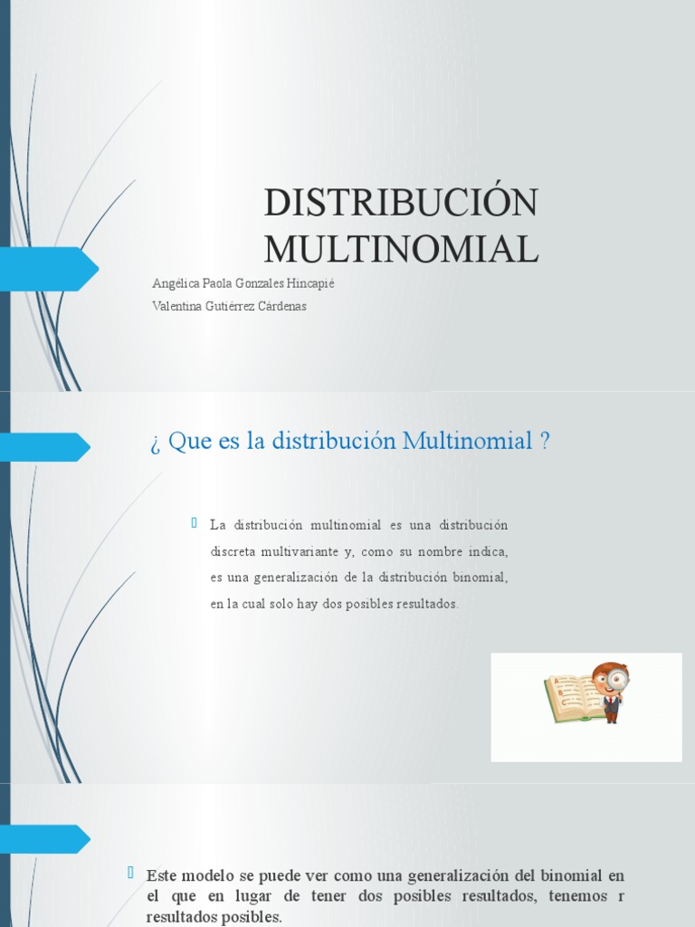 Distribución Multinomial | PDF | Probabilidad | Matemáticas Aplicadas