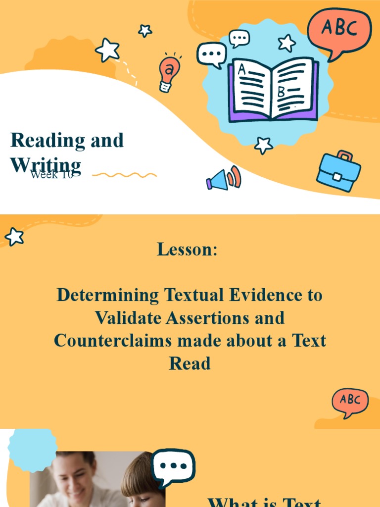 Using Textual Evidence in Writing | PDF