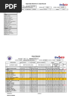 1st To 4th Mapeh E-Class Record Matatag Curriculum | PDF