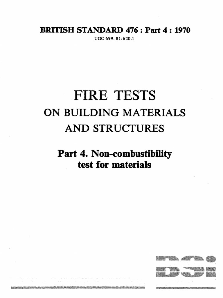 BS 476 Part 4 | PDF