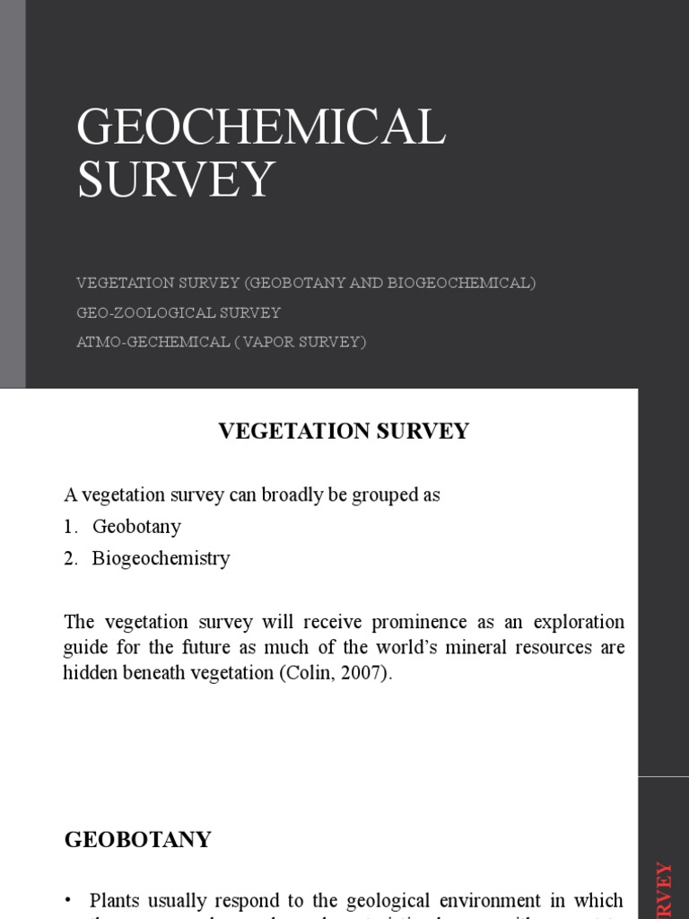 Geochemical Survey | PDF