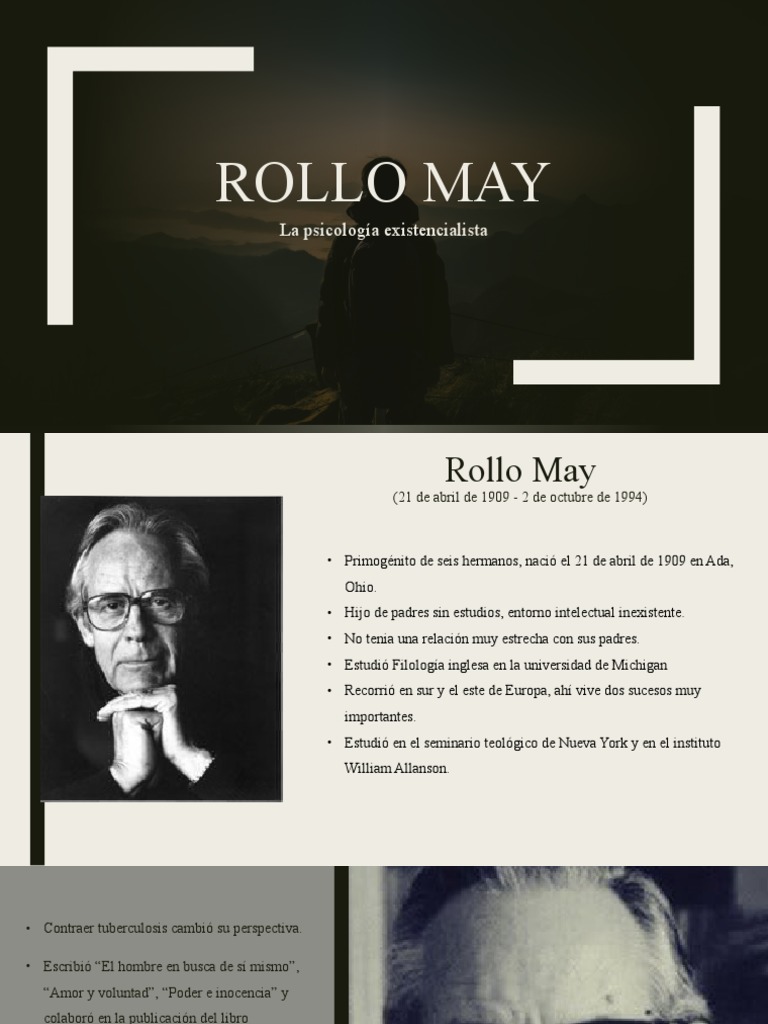 Rollo May | PDF | Existencialismo | Teorías filosóficas
