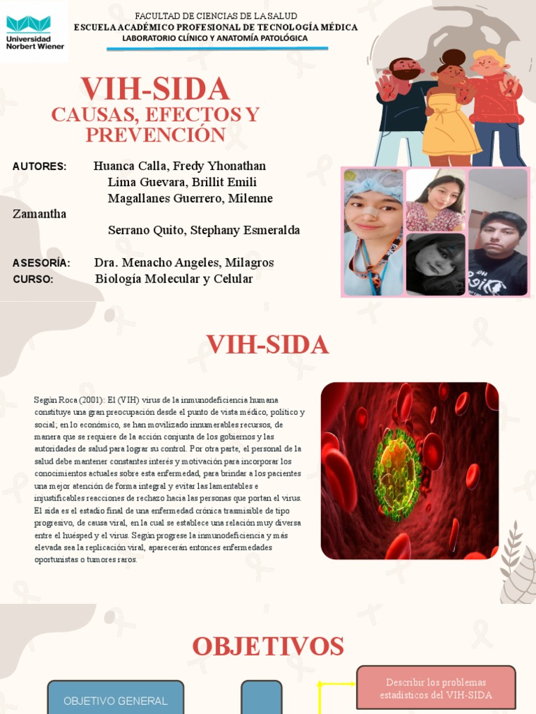 VIH-SIDA Causas, Efectos y Prevención | PDF | VIH / SIDA | Virus