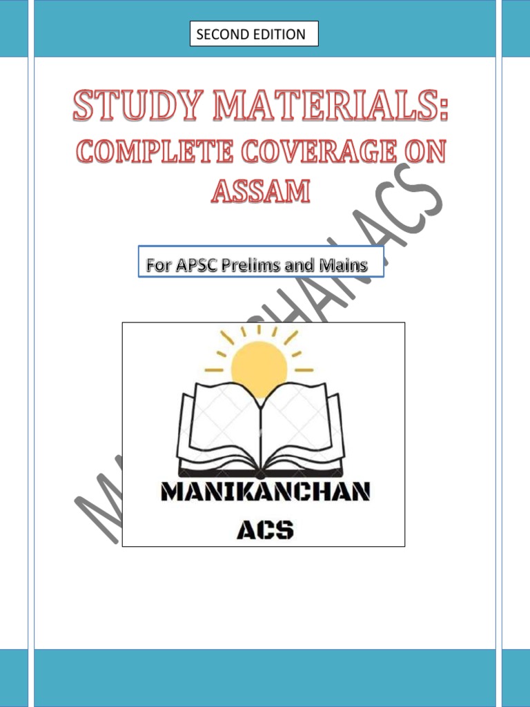 Apsc Study Materials:complete Coverage On Assam | PDF | Sikhism | Jainism