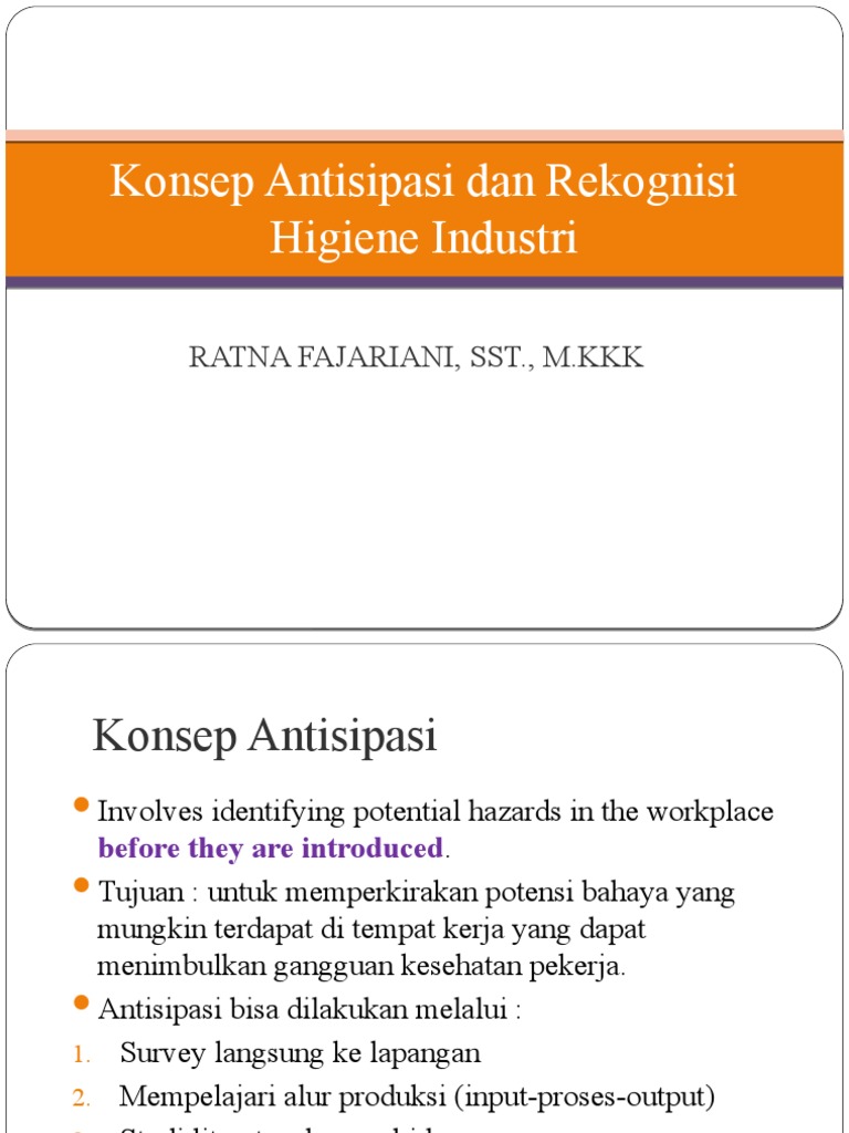 Konsep Antisipasi Dan Rekognisi | PDF