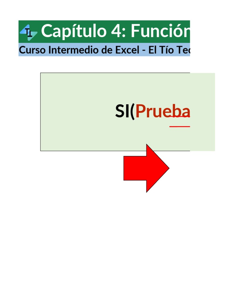Curso Intermedio - CAP4 Función SI Con Varias Condiciones El Tío Tech | PDF