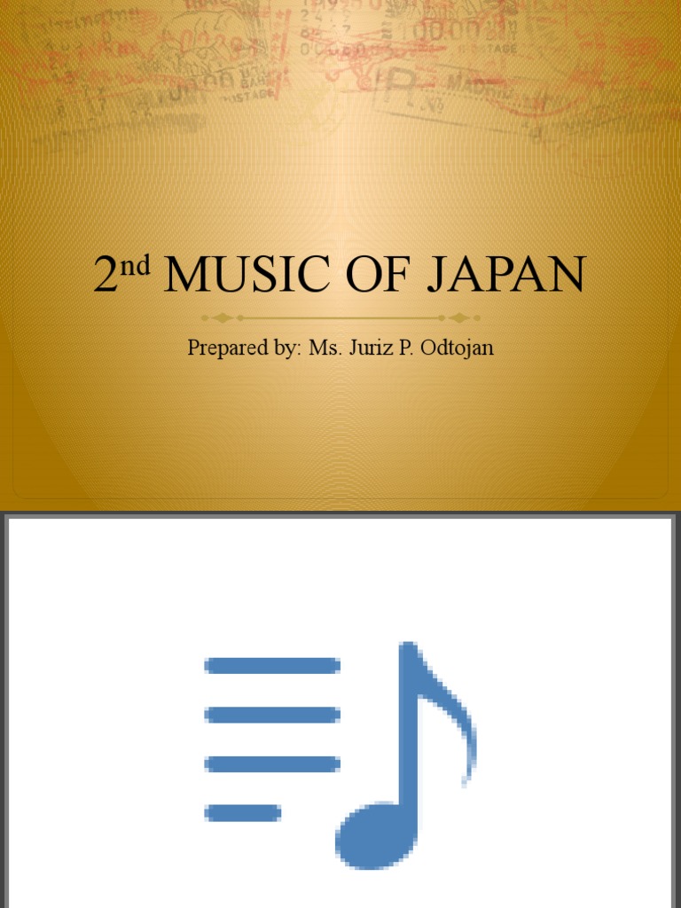 2nd 2ndlesson Music of Japan | PDF