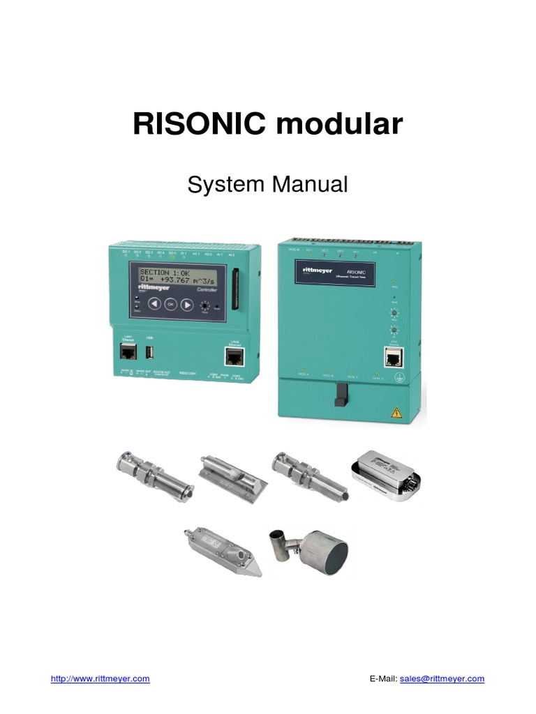 RISONIC Modular System Manual E22 730 0085221 001 01 | PDF | Modular ...