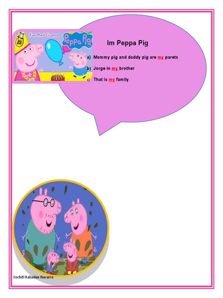 Conversacion Im Peppa Pig | PDF