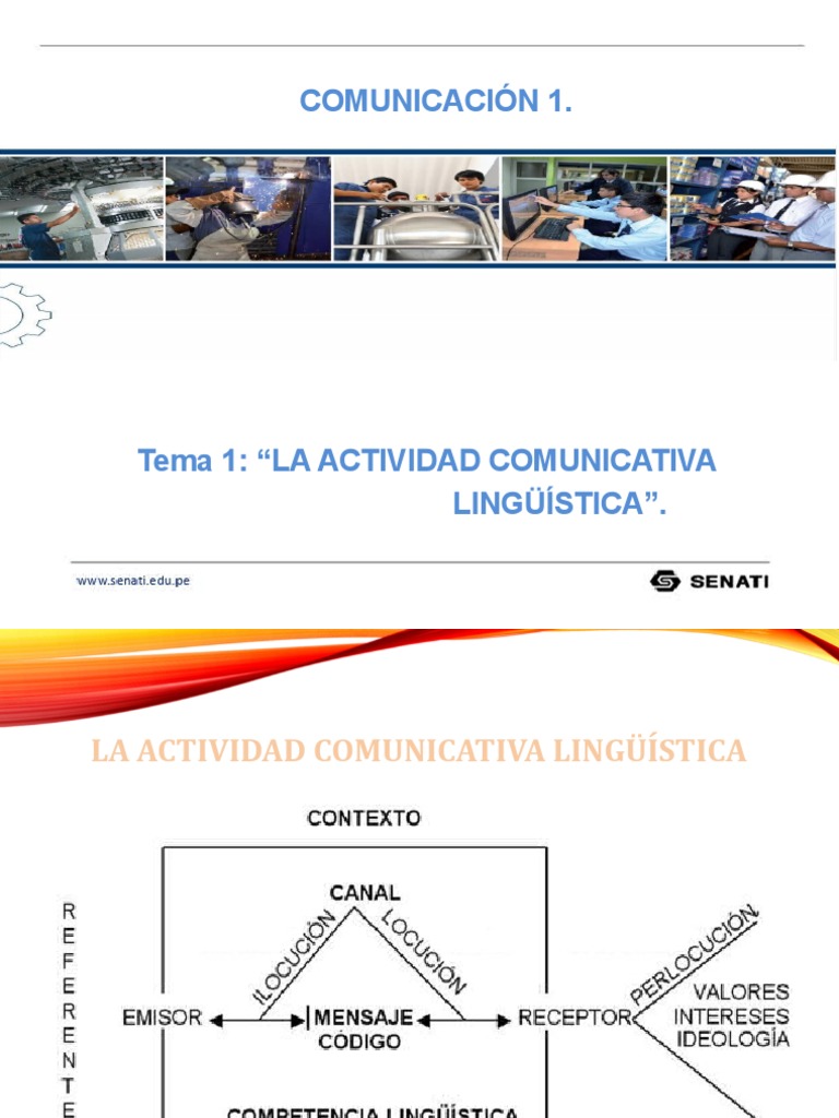La Actividad Comunicativa Lingüística | PDF | Lingüística | Motivación
