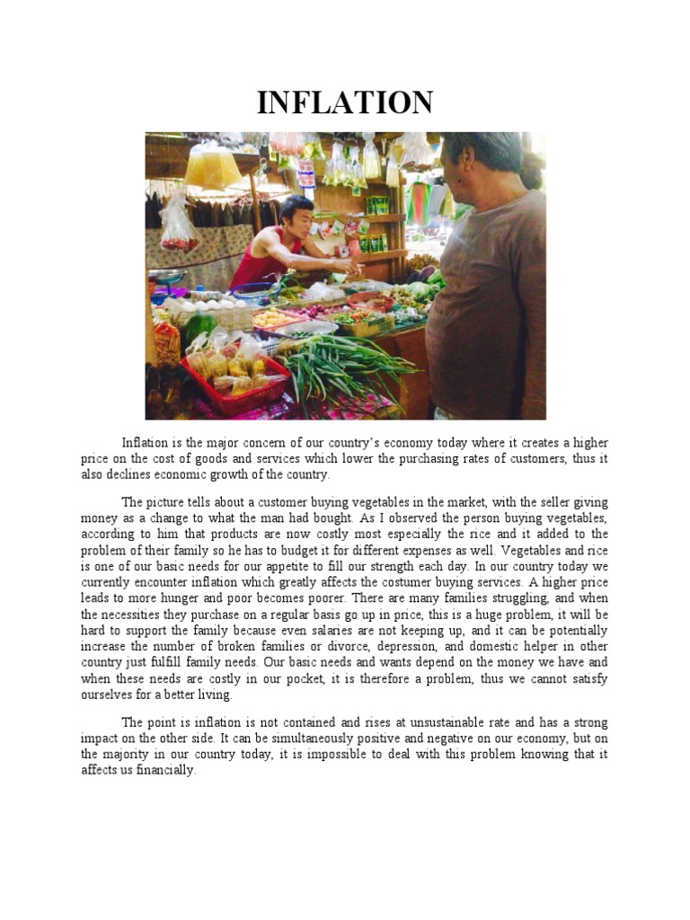 Photo Essay of Inflation | PDF | Amusement Park | Inflation