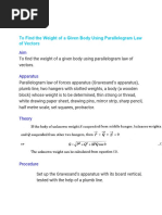 Physics Lab Manual - Class 11 Experiment No. 3 | PDF | Area