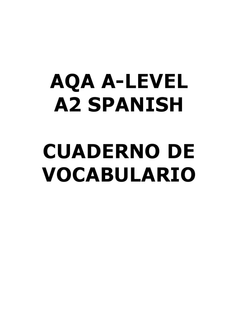 Vocabulary Booklet | PDF | Combustible diesel | Contaminación