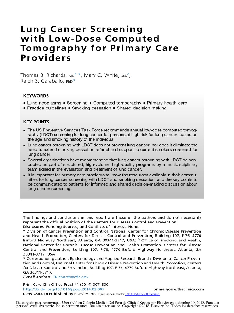 Lung Rads | PDF | Lung Cancer | Screening (Medicine)