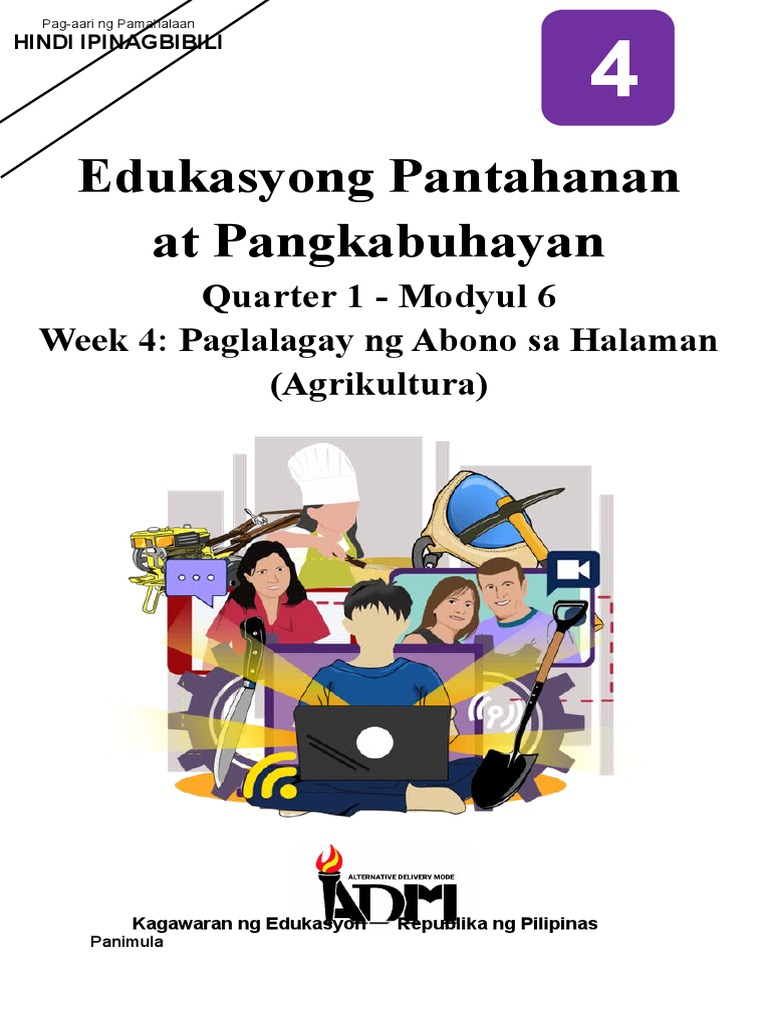 EPP4 - Q1 - Mod6 - Paglalagay NG Abono Sa Halaman - WEEK - 4 - PART - 3 | PDF