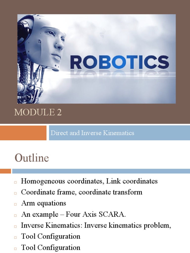 Direct and Inverse Kinematics | PDF | Kinematics | Rotation Around A ...