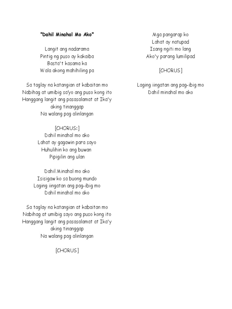 TAYUTAY - Song Activity | PDF