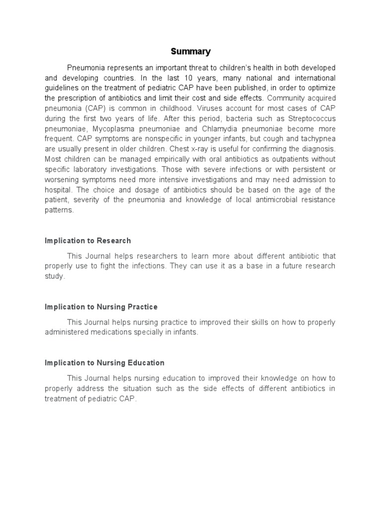 Summary (Pedia) | PDF