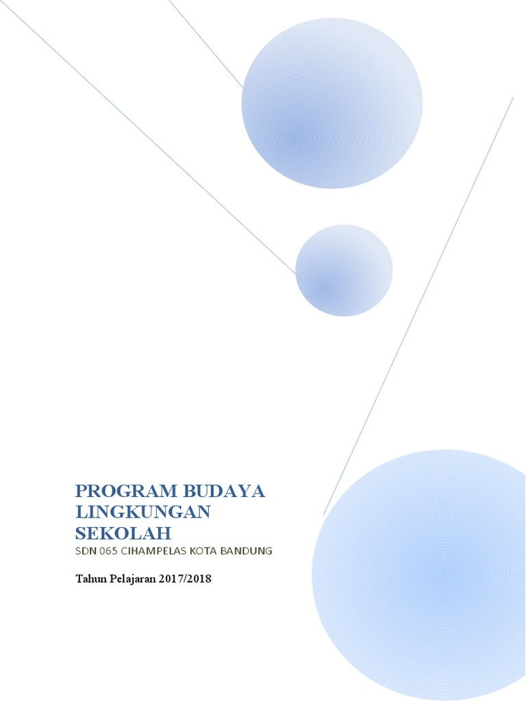 Program Budaya SDN 065 Cihampelas | PDF | Karier & Perkembangan ...