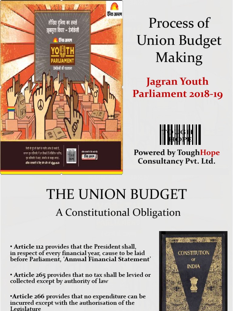 Process of Union Budget Making | PDF | Appropriation Bill | Fiscal Policy