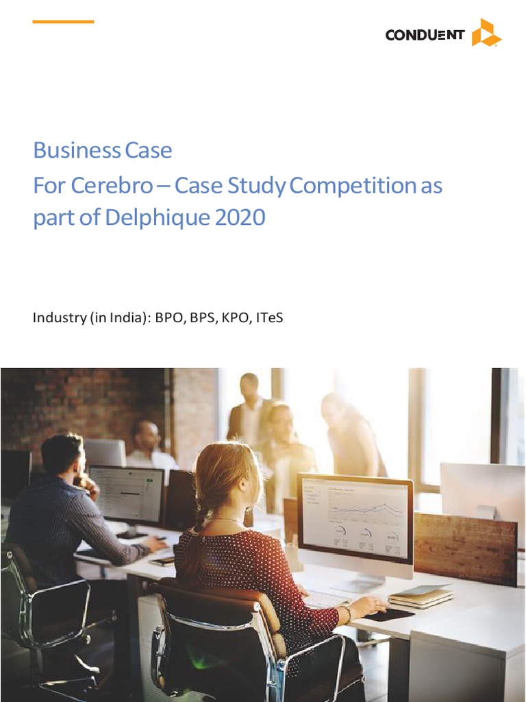 Business Case For Cerebro - Case Study Competition As Part of Delphique 2020 | PDF | Outsourcing ...