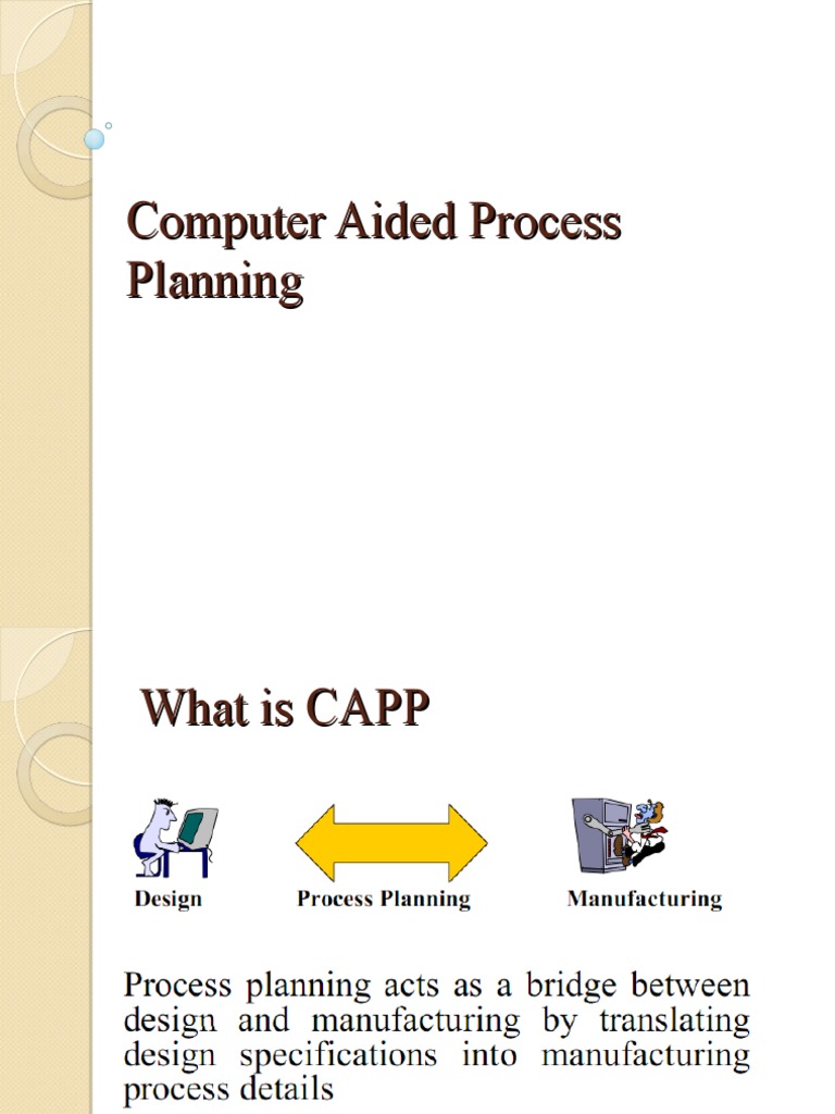 Computer Aided Process Planning | PDF