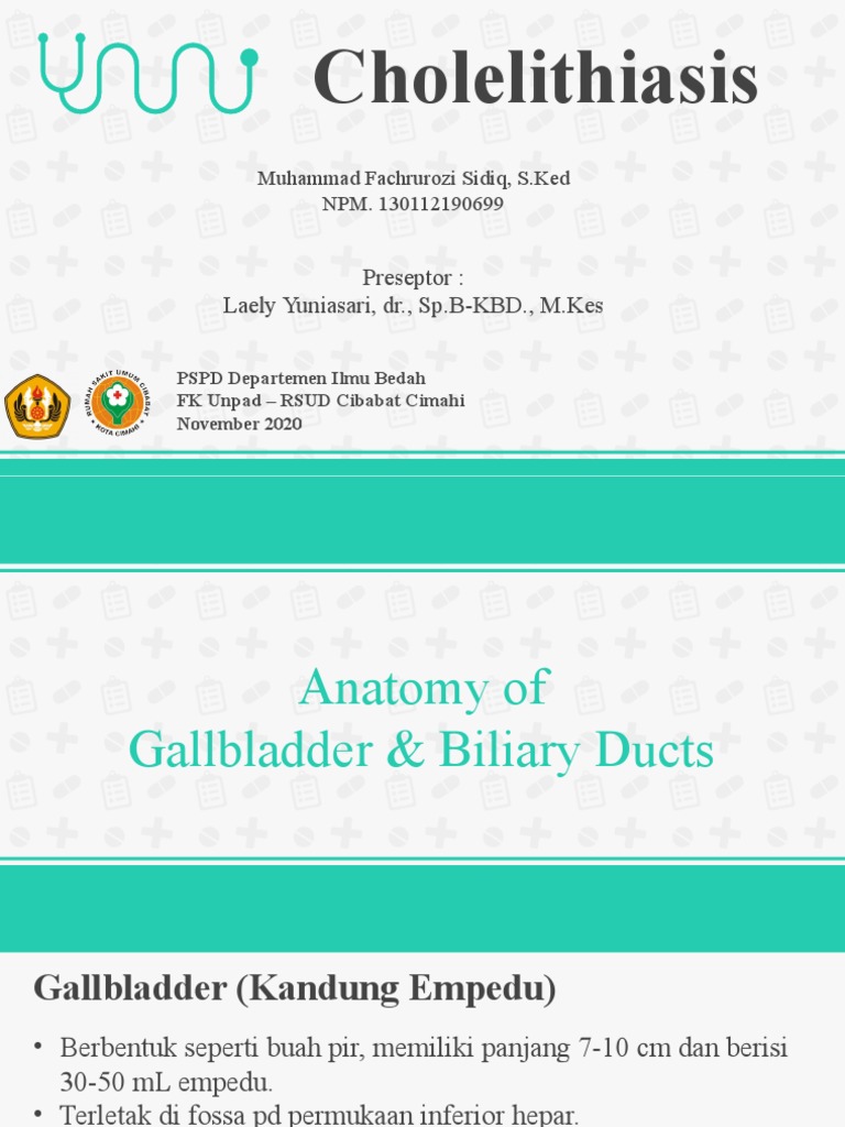 Cholelithiasis | PDF