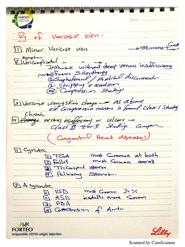 Vascular Notes | PDF