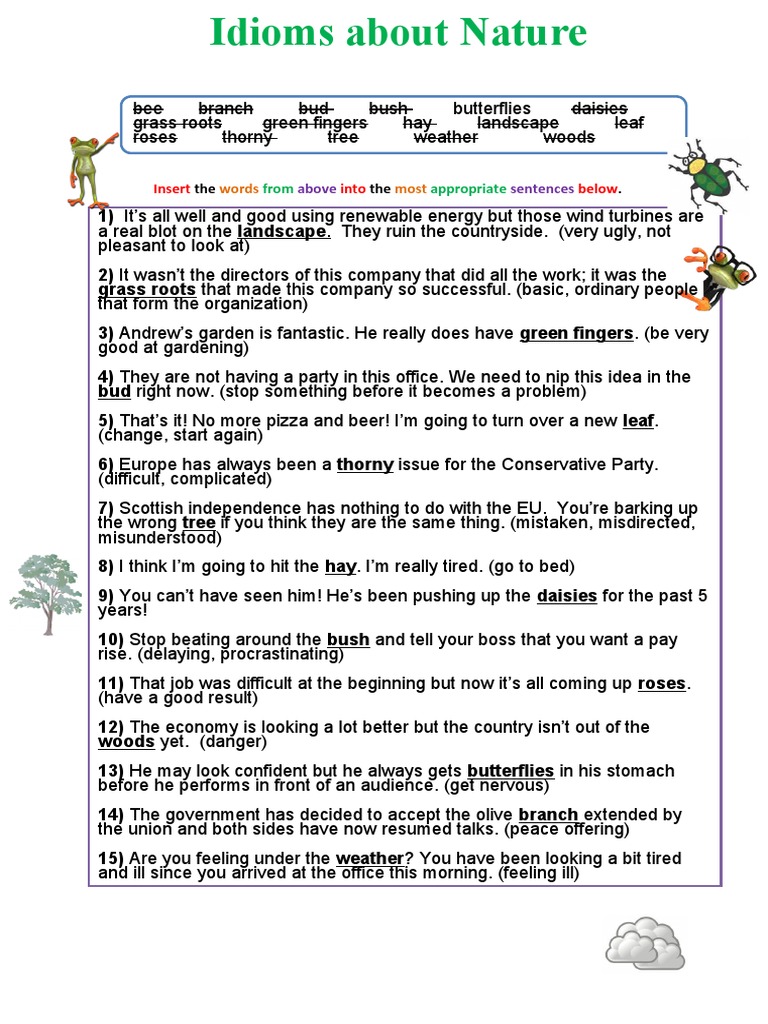 Idioms About Nature | PDF | Vikings