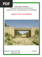 Slab Bridge Design Example | PDF