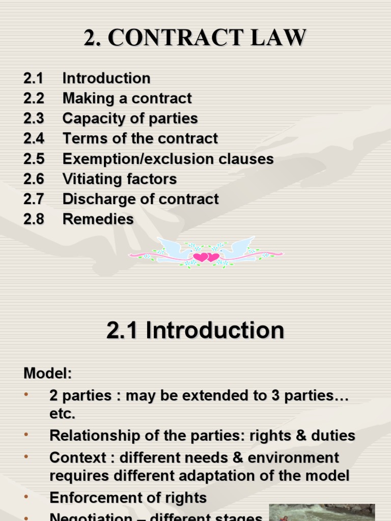 Law of Contract | PDF | Misrepresentation | Breach Of Contract